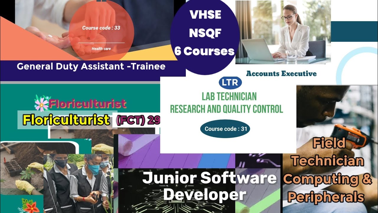 VHSE NSQF Six Courses 2022 | Higher Secondary Vocational - YouTube