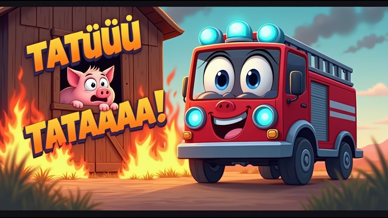 🚒 TATÜÜÜ TATAAA! Das freundliche Feuerwehrauto & die Tier-Rettung ...