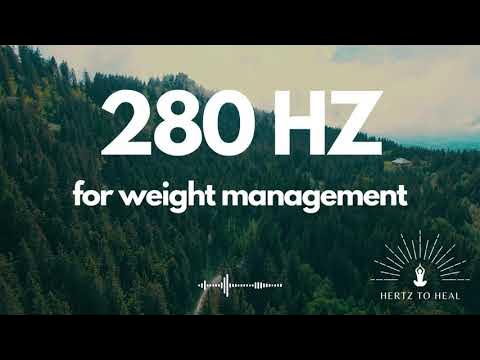 280 Hz - Pure and accurate frequency for weight management - YouTube