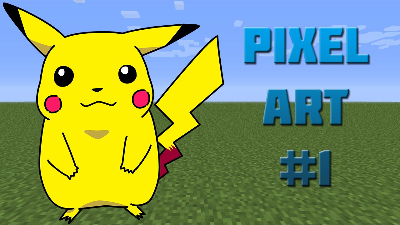 Minecraft Pixel Art - Pikachu #1 (Xbox 360 Edition) - YouTube