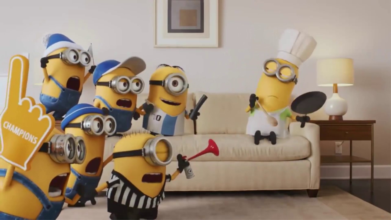Minions Fighting Over Remote - YouTube