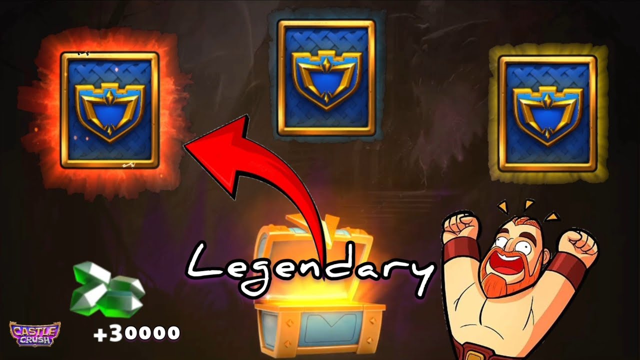 I Got Legendary 🔥 Card From Victory Chest!!! Castle Crush - YouTube