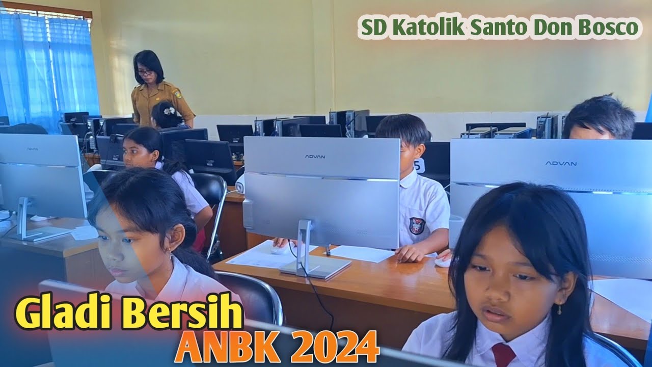 Kegiatan Gladi Bersih Asesmen Nasional Berbabasis Komputer 2024 | Kelas 5 SD Katolik Santo Don ...