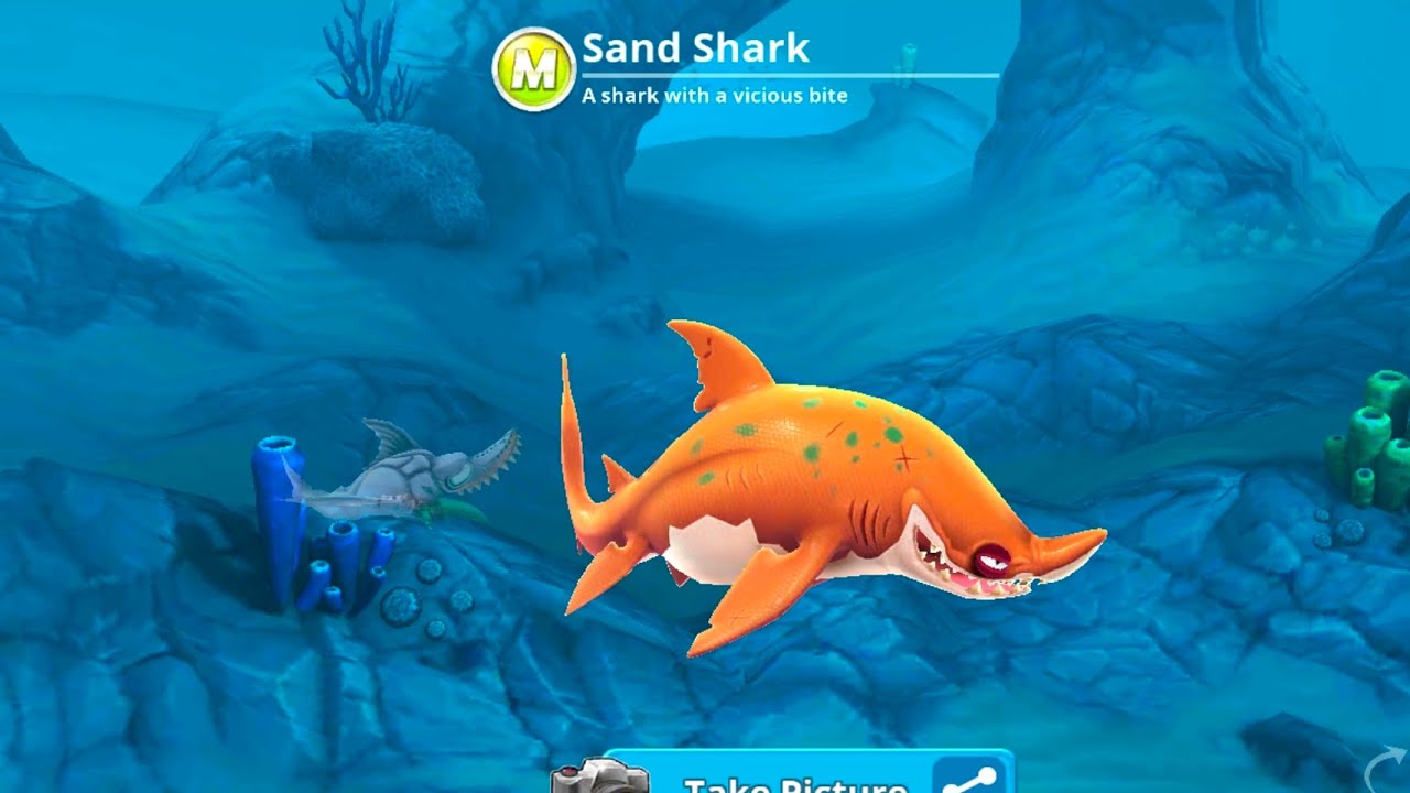 Sand Shark-Hungry shark world Gameplay 1080p - YouTube