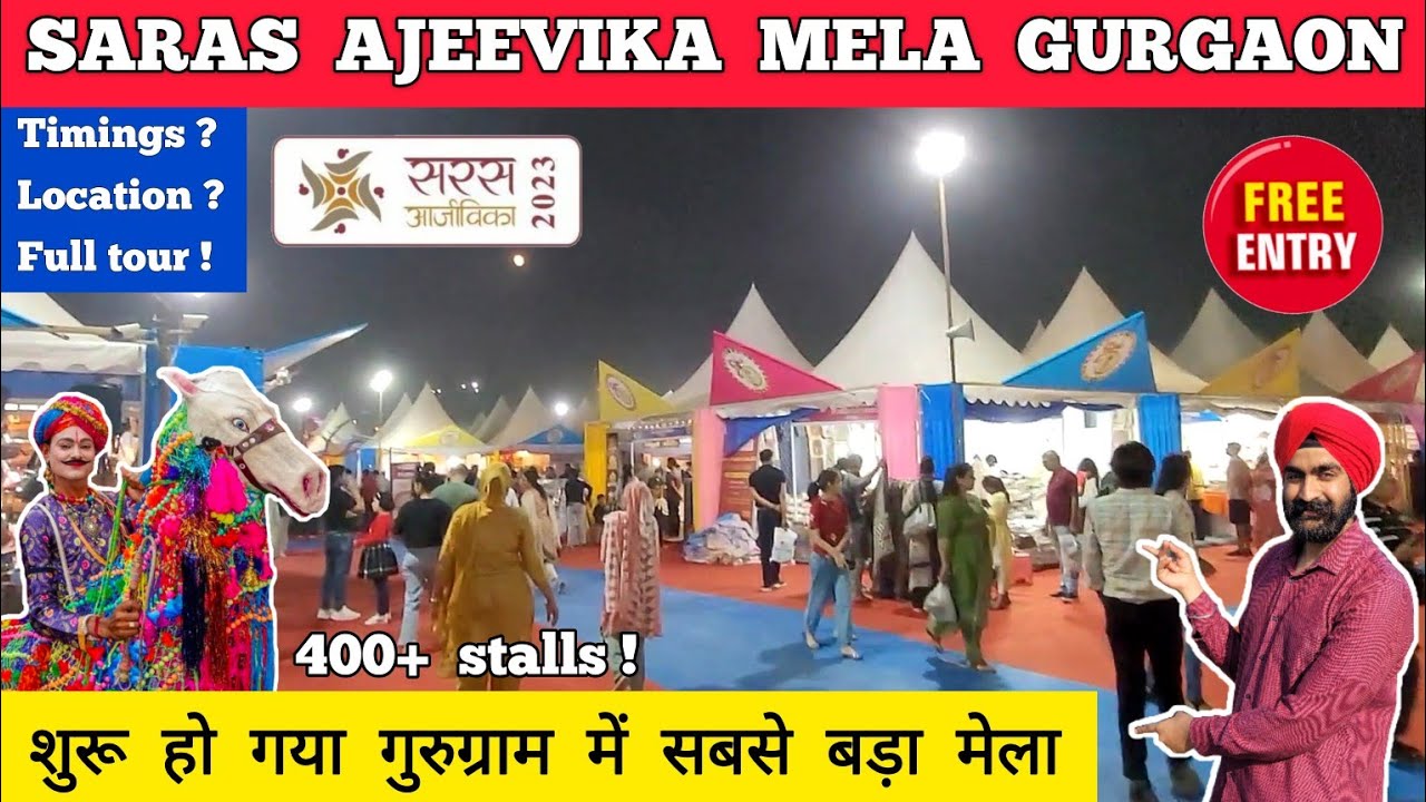 Saras mela gurgaon 2023 - saras aajeevika mela 2023 gurgaon | Gurgaon ...