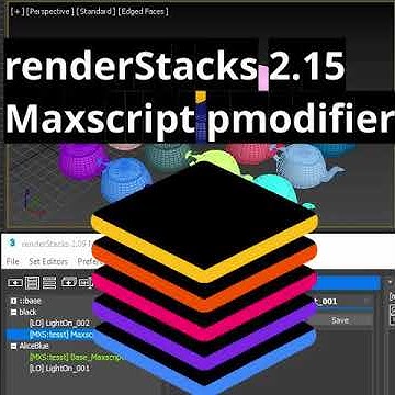 remderStacks 2.15 Maxscript pmodifier - YouTube