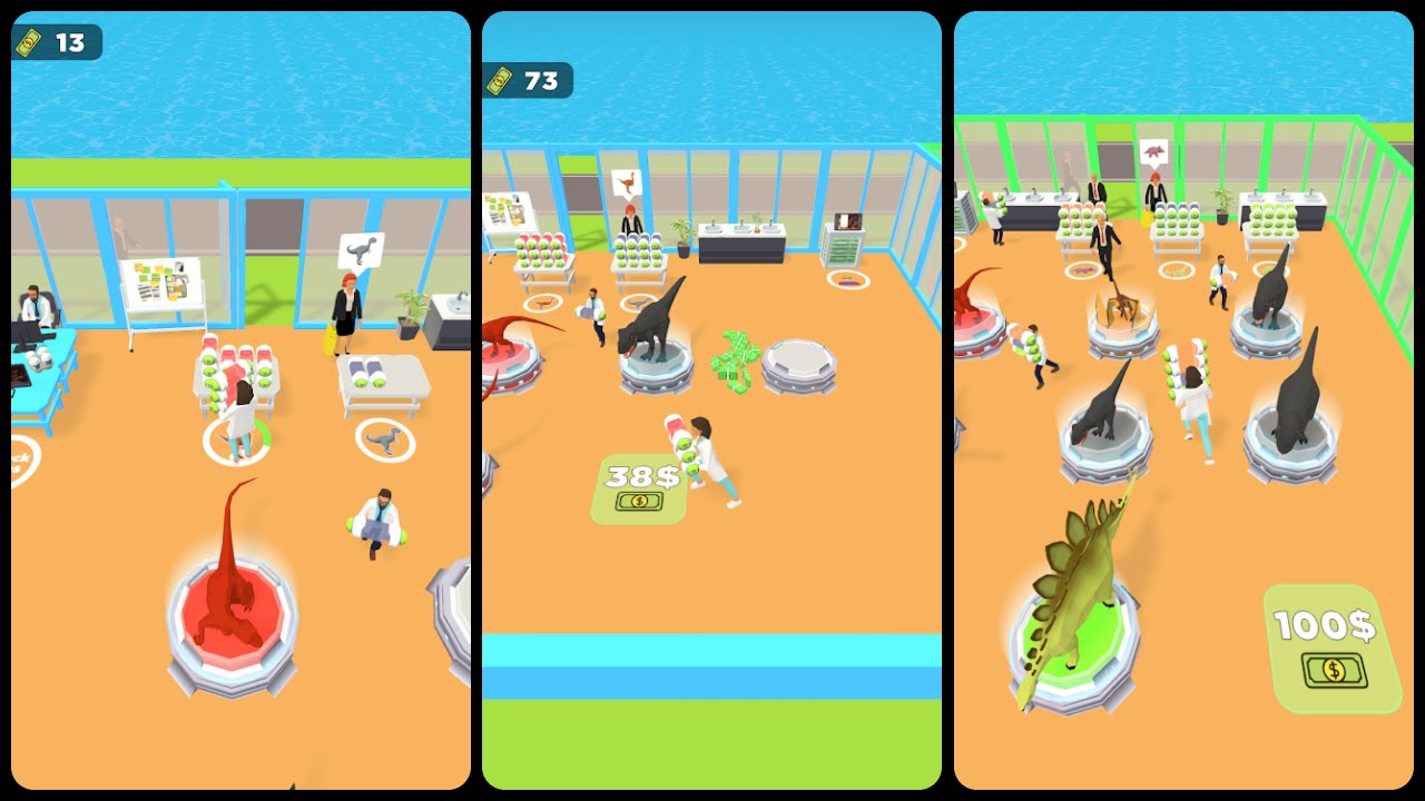 Dino Laboratory 3D Mobile Game | Gameplay Android - YouTube