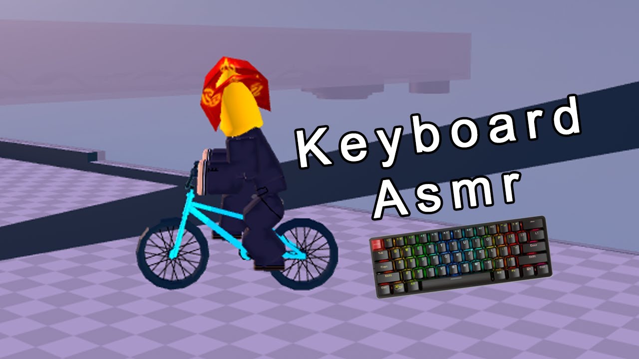 Obby But You're on a Bike Keyboard ASMR - YouTube