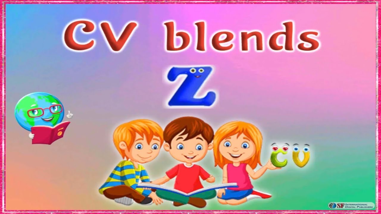 Reading Foundation - Consonant Vowel Blends of Letter Z - YouTube