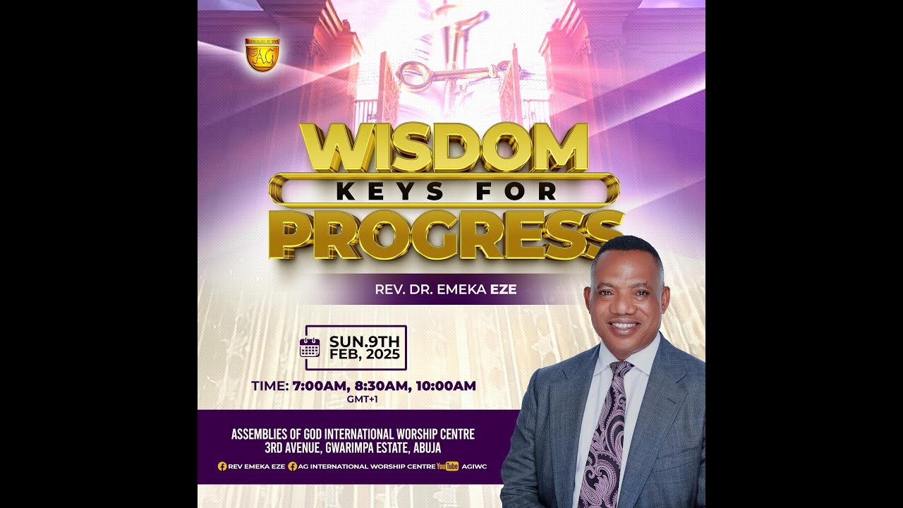 Wisdom Keys For Progress|| 3rd Service || 09. 02. 2025 || RevEmeka Eze ...