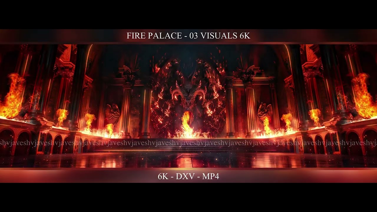 66. Fire Palace - 03 Visuals - 6K - YouTube