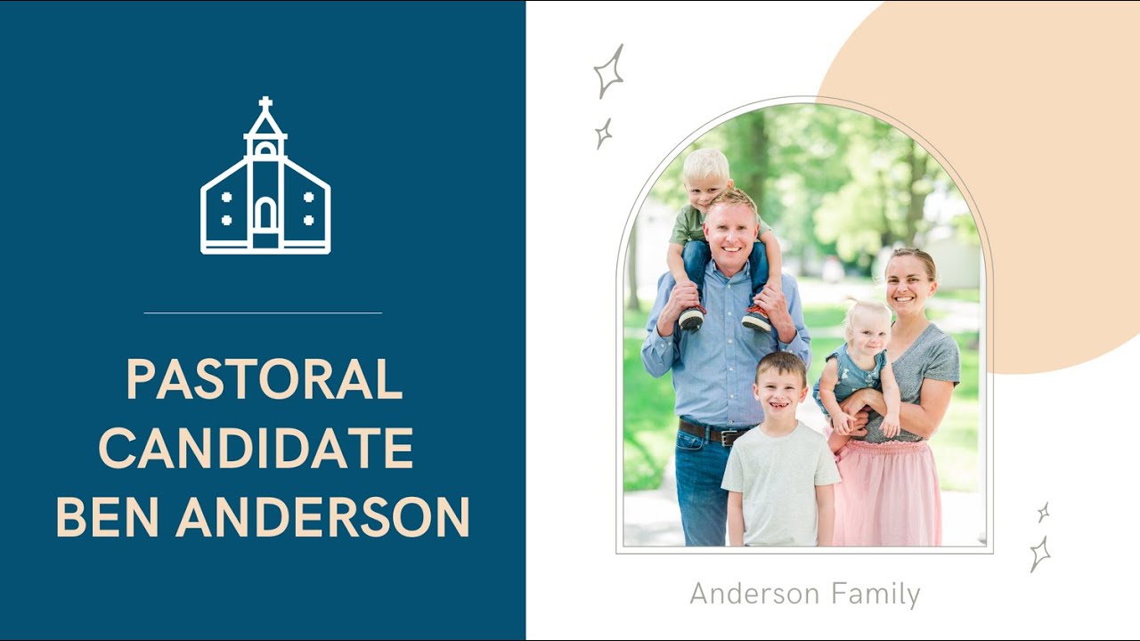 Senior Pastor Candidate Announcement - YouTube