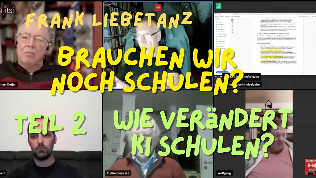 Kamin Klub Talk 2 Frank Liebetanz brauchen wir noch Schulen ?2024 09 ...