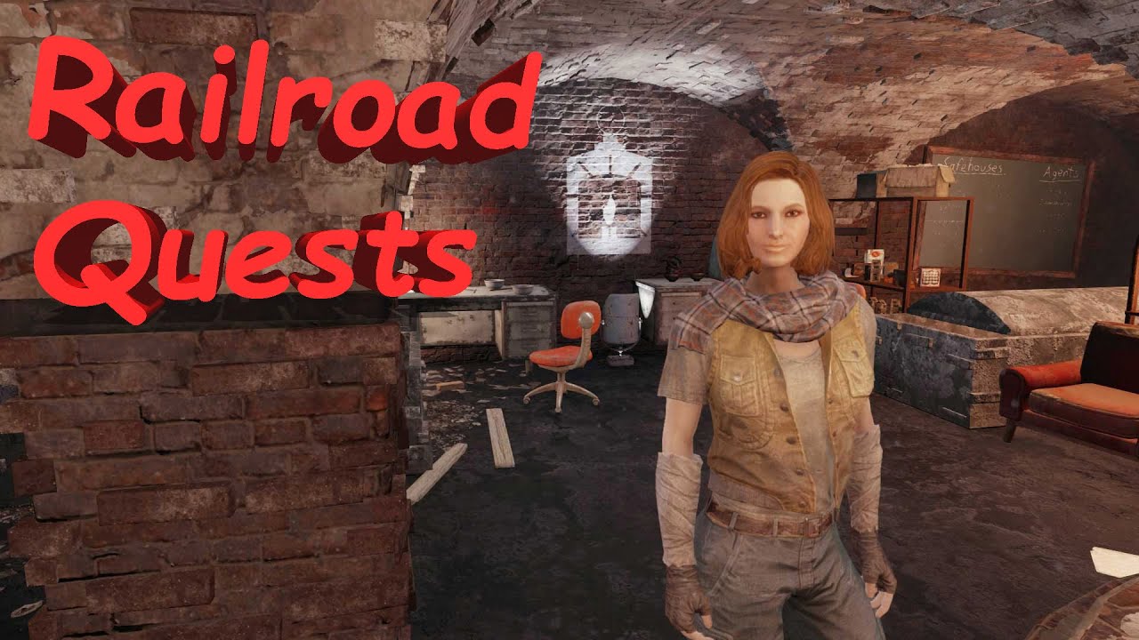 Fall Out 4 - Railroad Radiant Quests: Lost Soul Scrap Palace - YouTube