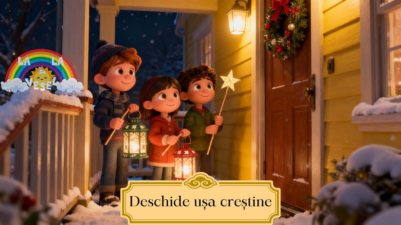 Deschide ușa, creștine - Colinde de Crăciun pentru Copii | La-La vesel ...