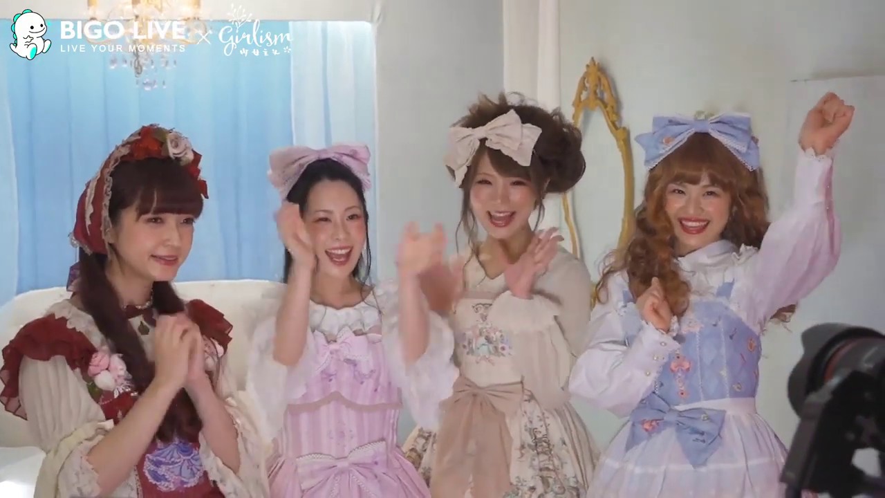 BIGO LIVE Japan - GIRLISM Lolita Theme Cover Shooting - YouTube