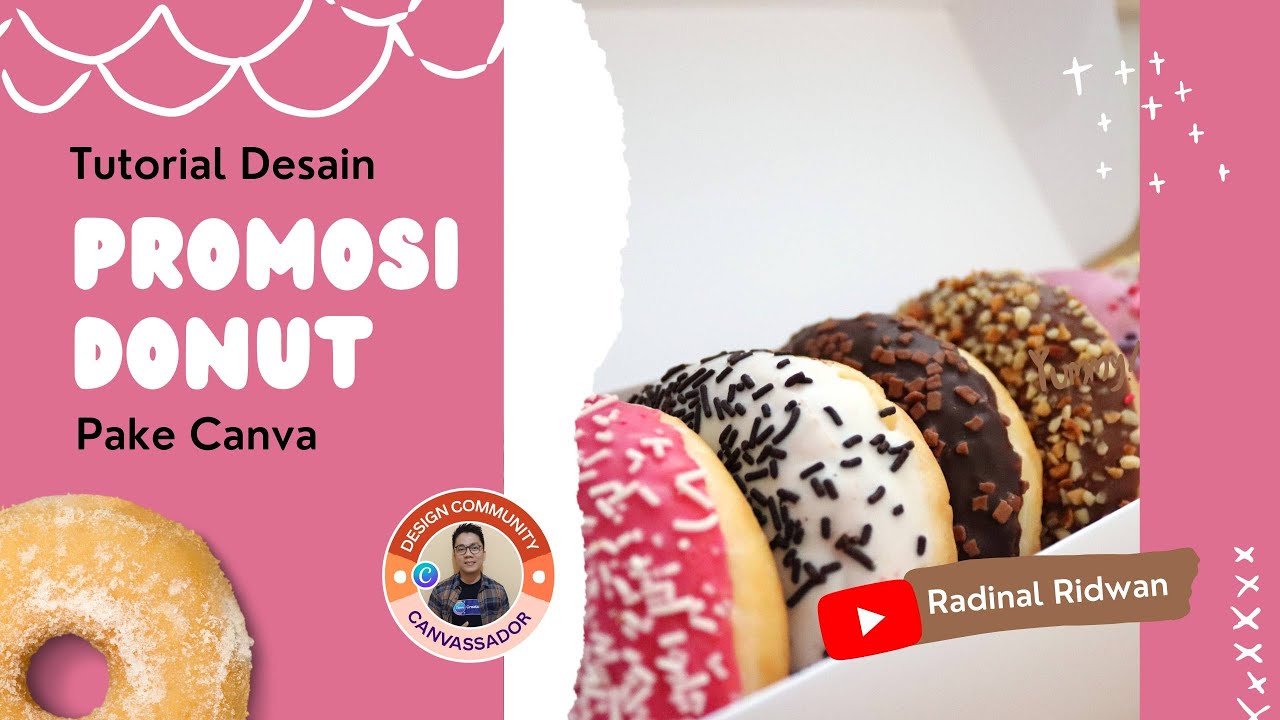 Tutorial Desain Promosi Jualan Donut di Canva [Wajib Save] 🍩 - YouTube