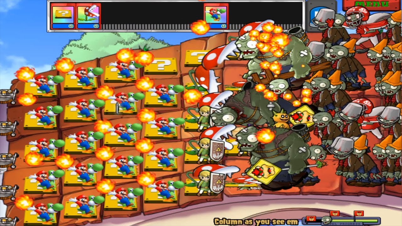 Plants vs. Zombies Mod Mario VS Zombies - Gameplay Walkthrough Part 1 ...