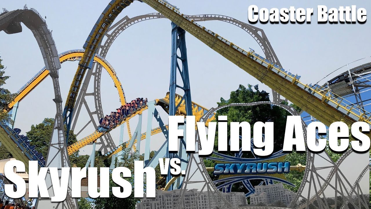 Skyrush vs. Flying Aces - Welche Achterbahn ist besser? | Coaster ...