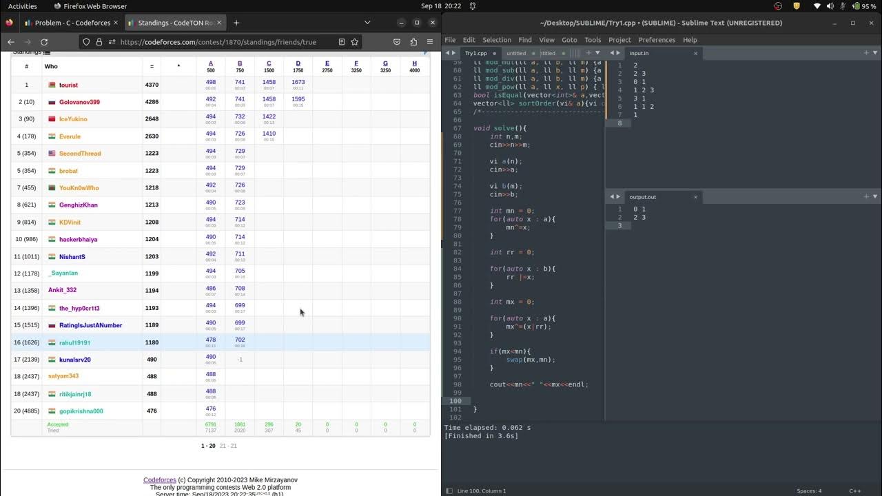 CodeTON Round 6 (Div. 1 + Div. 2, Rated, Prizes!) || A B C D Solutions - YouTube