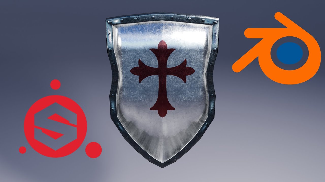 Knight Shield Modelling in Blender and Substance[Timelapse] - YouTube