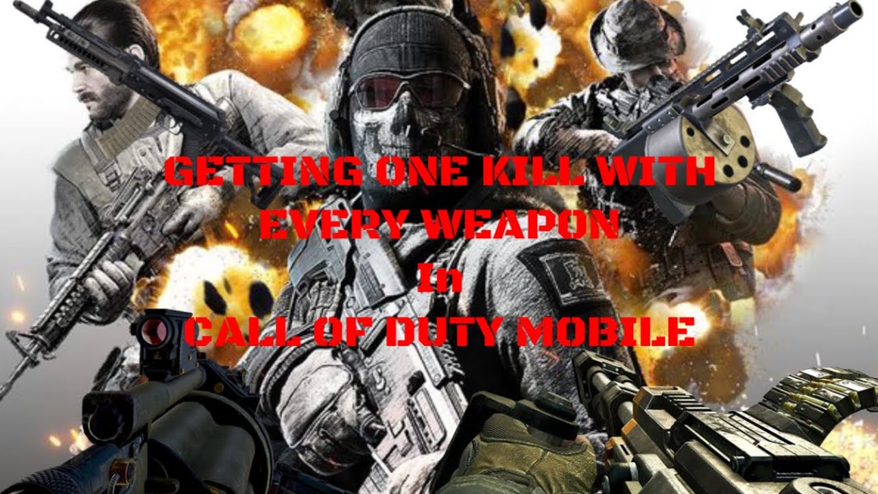 Getting one kill with every weapon in call of duty mobile - YouTube