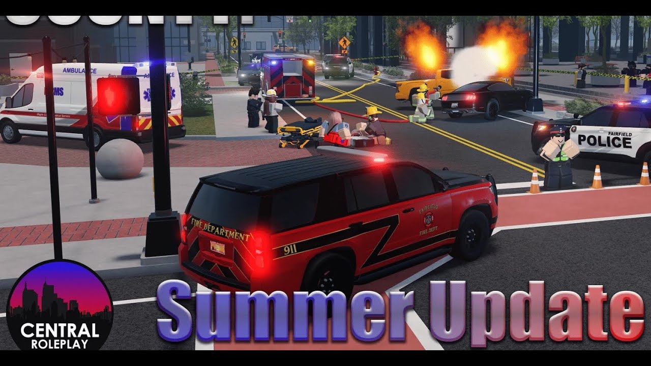 [SUMMER UPDATE] Maple County Roblox New Ambulance Van!! - YouTube
