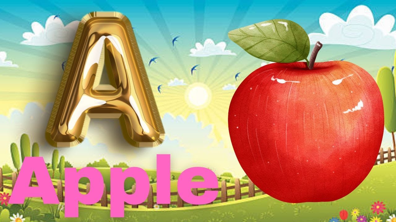 ABC Song - | A for Apple | Toddler Learning Video Songs | Phonics Song ...