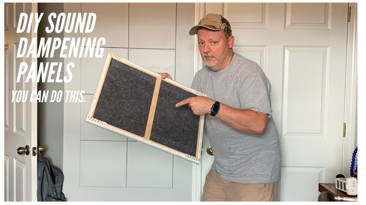 DIY Sound Panels 2020 For Better Audio Recording - YouTube
