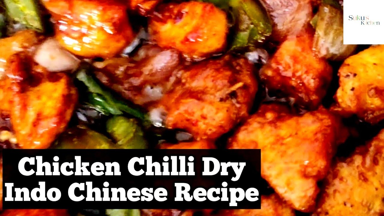 How to make Chicken Chilli Dry (Indo-Chinese-Recipe) | होटल जैसा चिकन ...