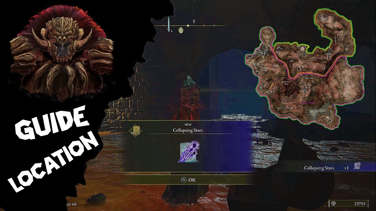 ELDEN RING - How To Get Collapsing Stars Spell - GUIDE LOCATION - YouTube