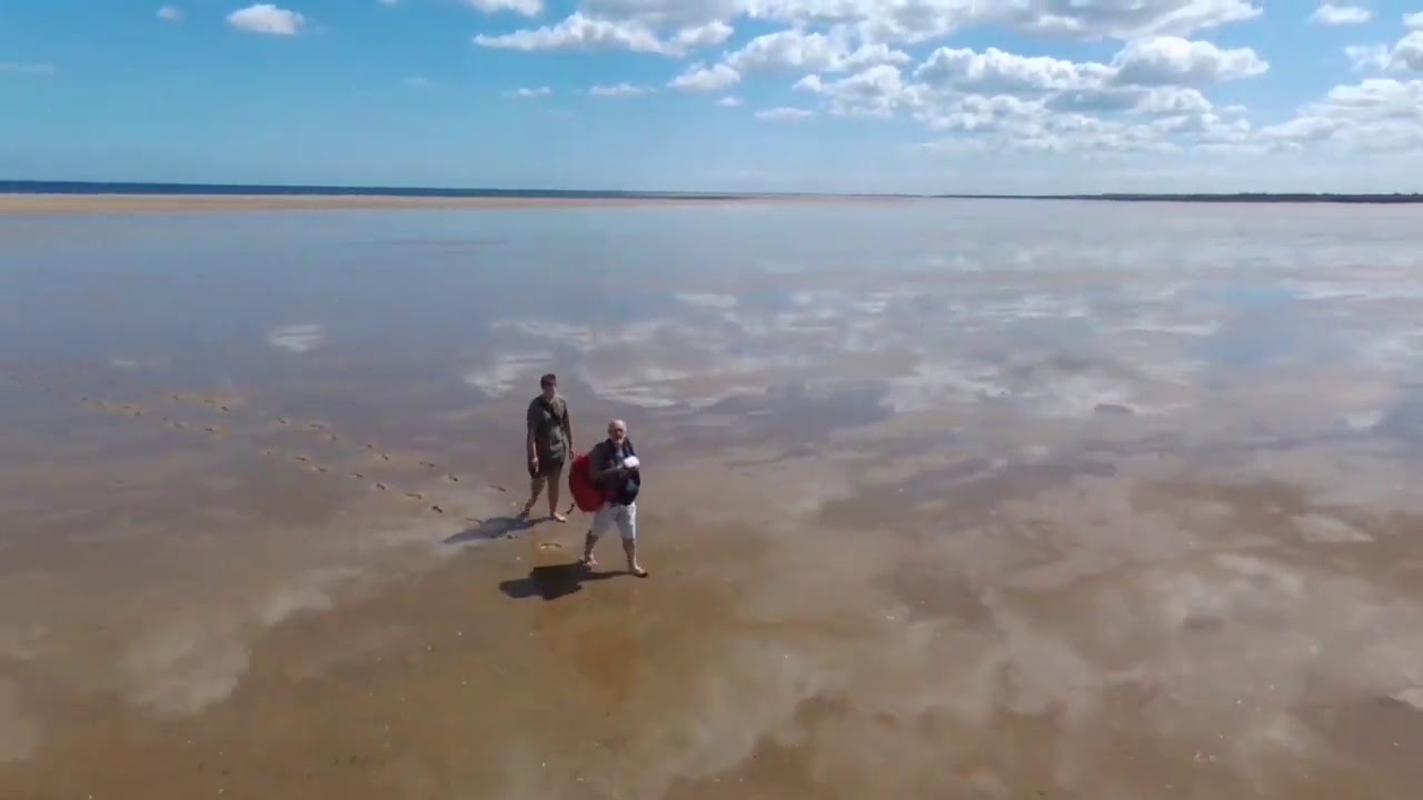 Saltfleet Haven by Drone - YouTube
