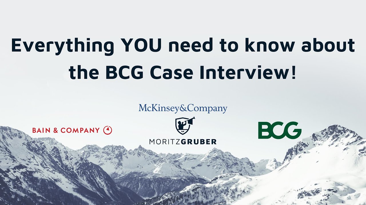 Everything YOU need to know about the BCG Case Interview! - YouTube