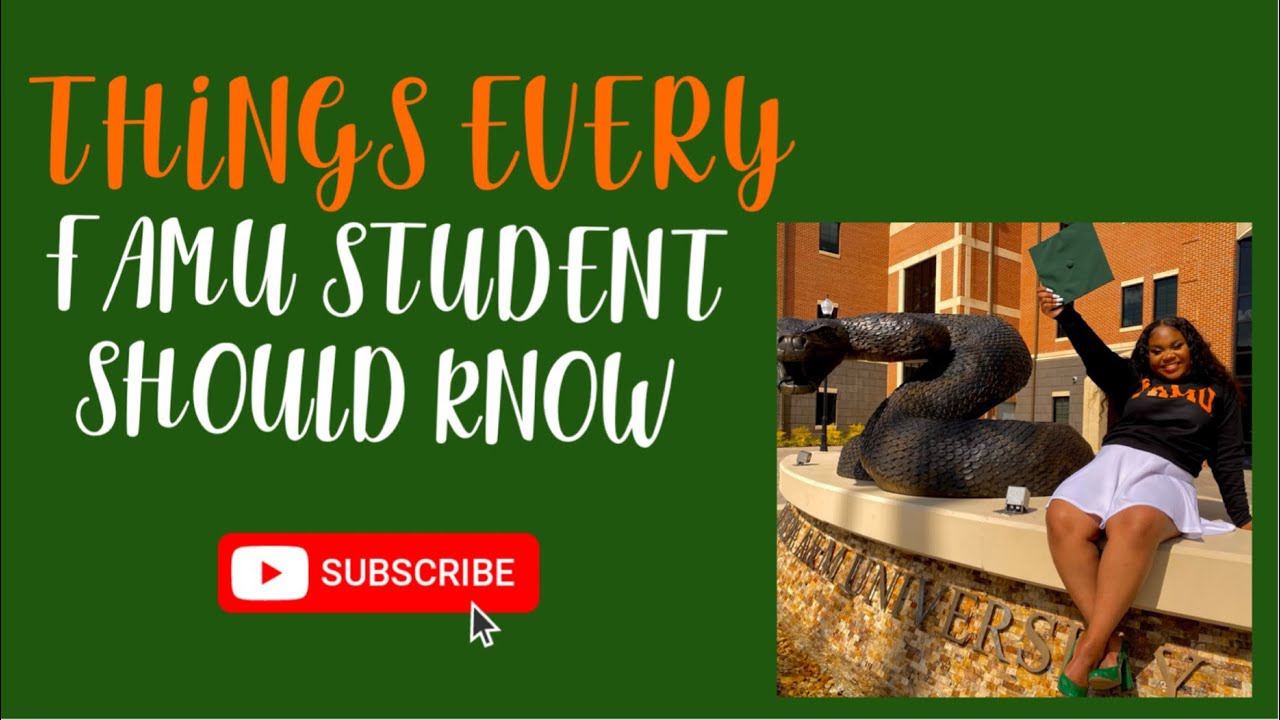 Things every FAMU student should know🤍 - YouTube