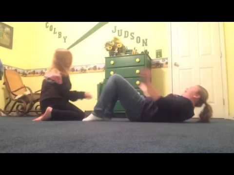 Yoga Challenge part 1/2 with 👸🏼Haley & 👧🏼Brynna - YouTube