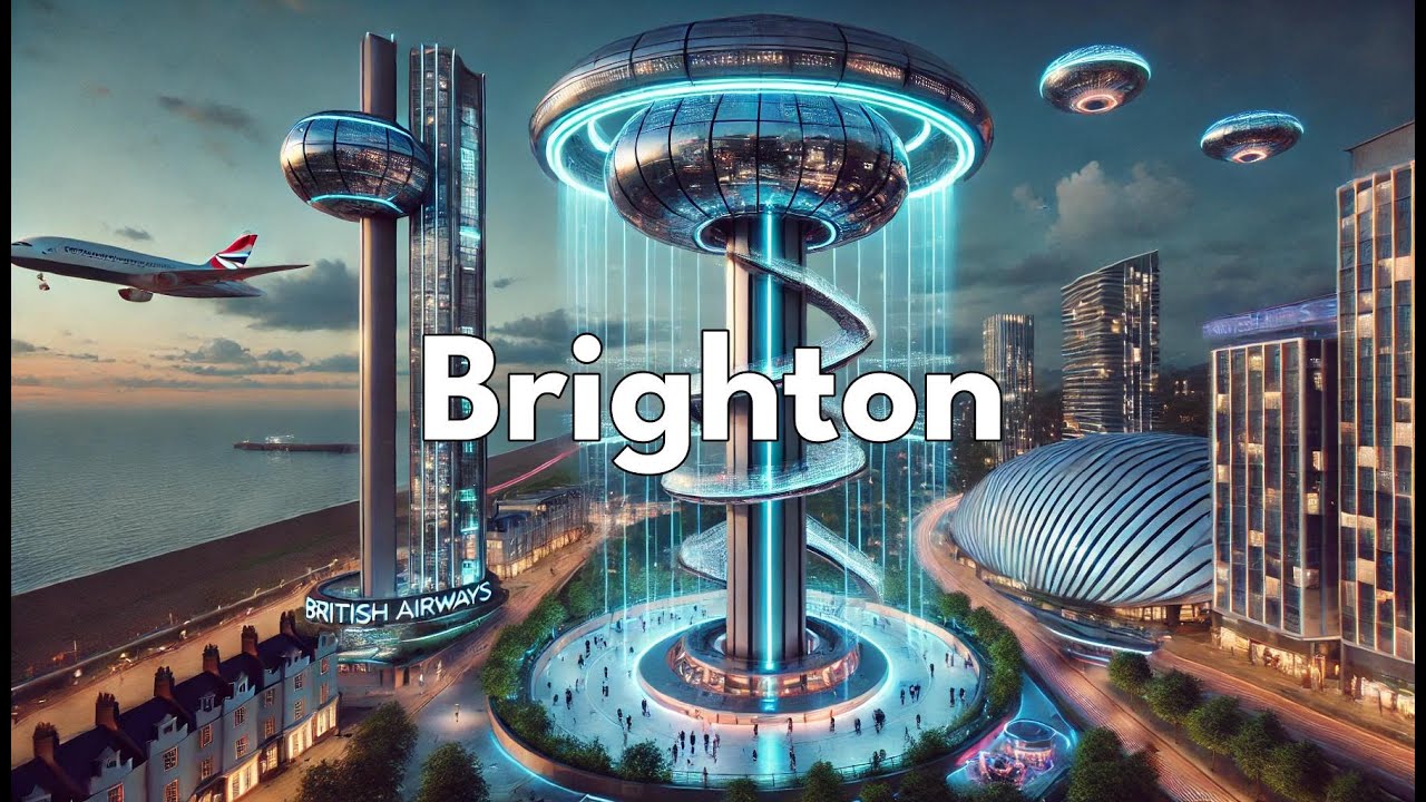 Asking AI what Brighton will look in 2100 - YouTube