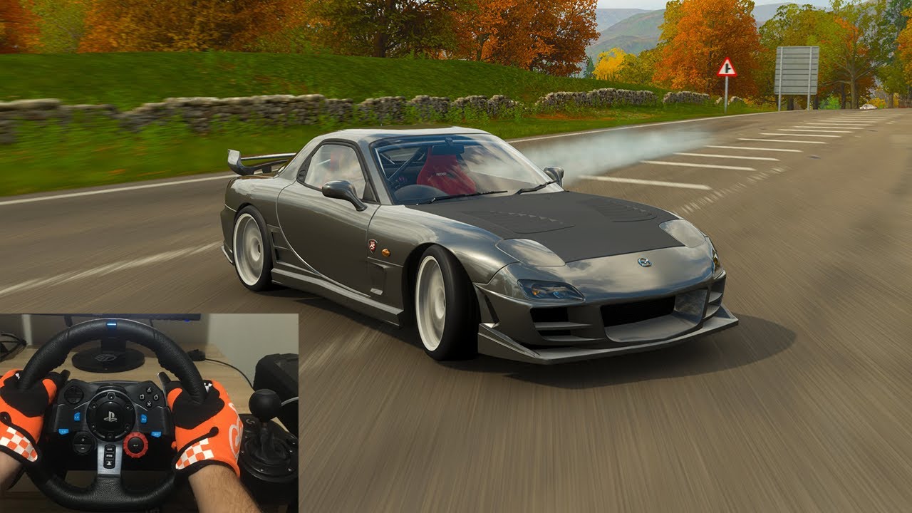 Drift Mazda RX-7 Forza Horizon 4 - Logitech G29 and Shifter 4K Gameplay ...