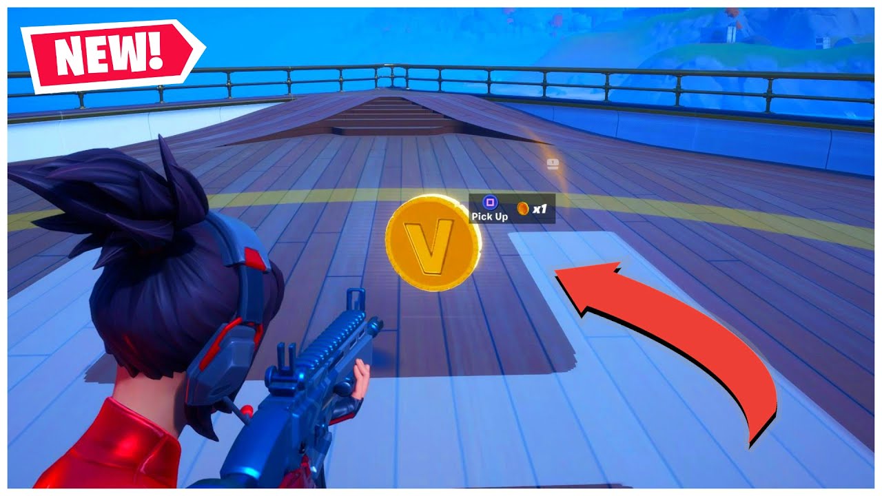 How to Find *SECRET* V-BUCK COINS in Fortnite Season 2! (ALL LOCATIONS ...