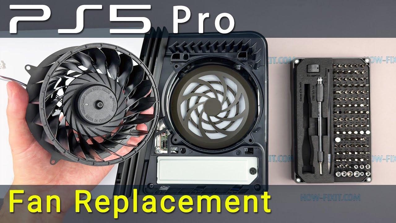 PS5 Pro Fan Replacement Tutorial: Fix Buzzing or Broken Fans - YouTube