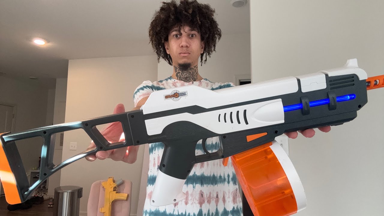 Unboxing My SRB1200 Splatrball Gun Gel Blaster - YouTube