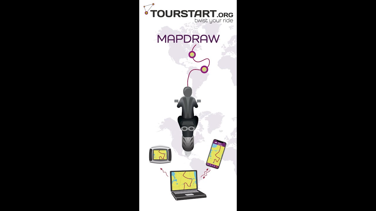 Tourstart MapDraw - YouTube