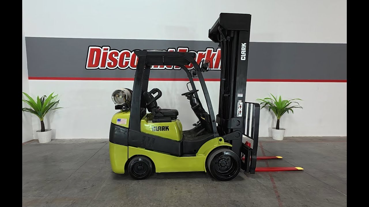 CLARK C30C 6000lb LP(Propane) #0184 Forklift for Sale - YouTube