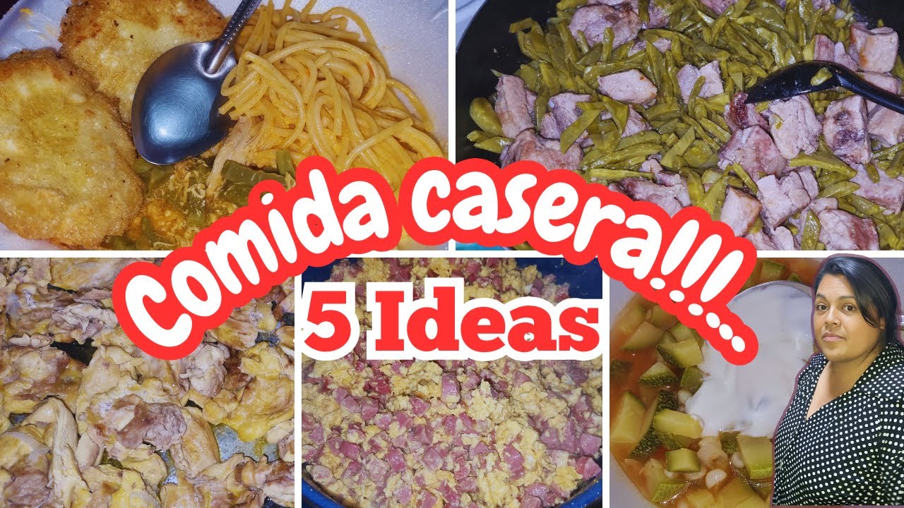 🚨IDEAS PARA EL "MENÚ SEMANAL" RÁPIDO Y SENCILLO🙀RECETAS| 5 COMIDAS ...