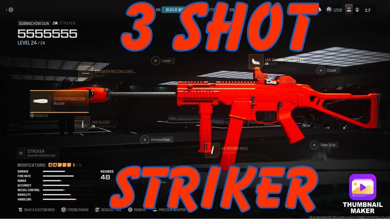 new STRIKER LOADOUT is *META* in WARZONE 3! 👑 (Best Striker Class Setup ...