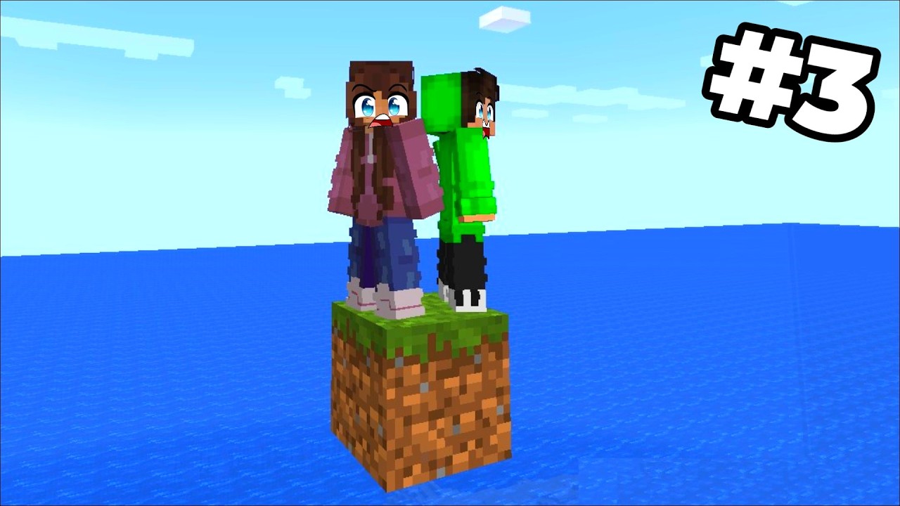 I Survived on One Block In Minecraft! Ep3 - YouTube