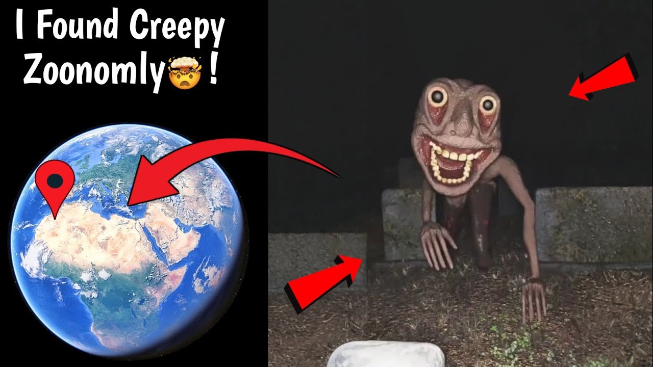 😨 Creepy Zoonomaly Monsters EXPOSED on Google Maps and Google Earth ...
