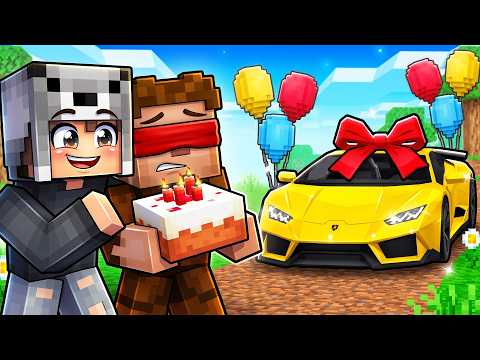 FAKİRE HAYALİNDEKİ ARABAYI HEDİYE ETTİM - Minecraft