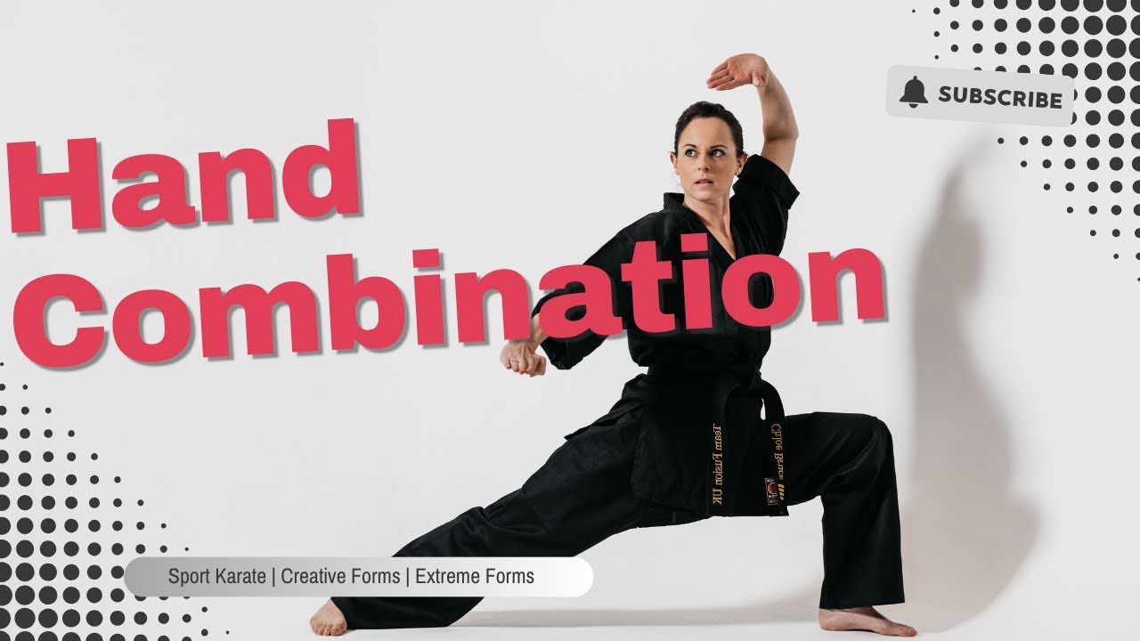 Learn a sport karate hand combination with me - YouTube