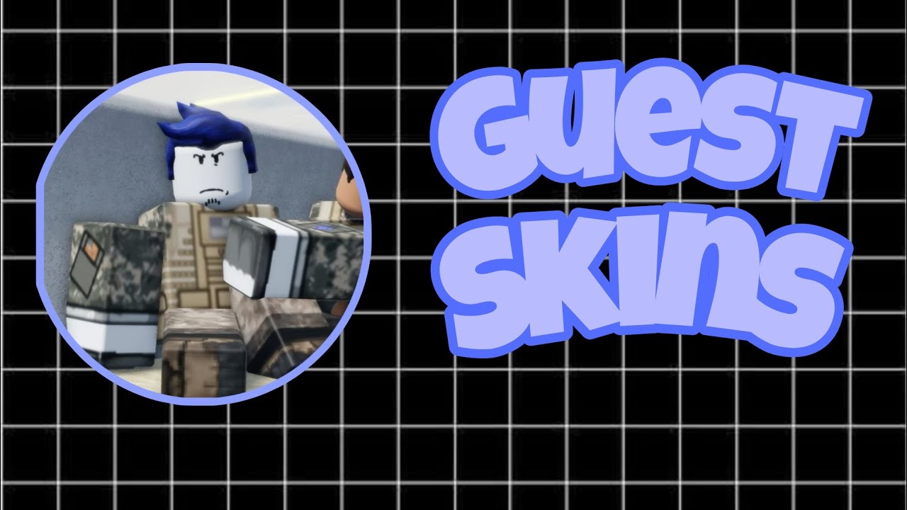 ⬜Todas las skins de Guest 1337 (Forsaken Roblox) - YouTube