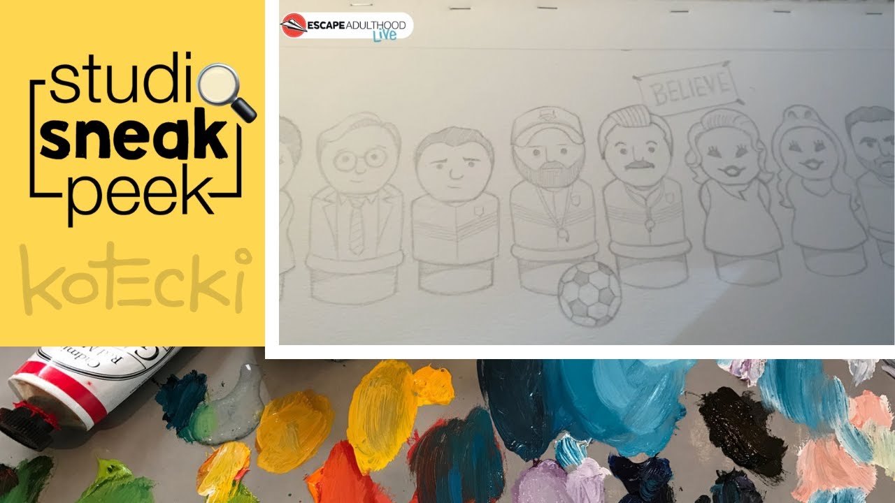 Ted Lasso Drawing - YouTube